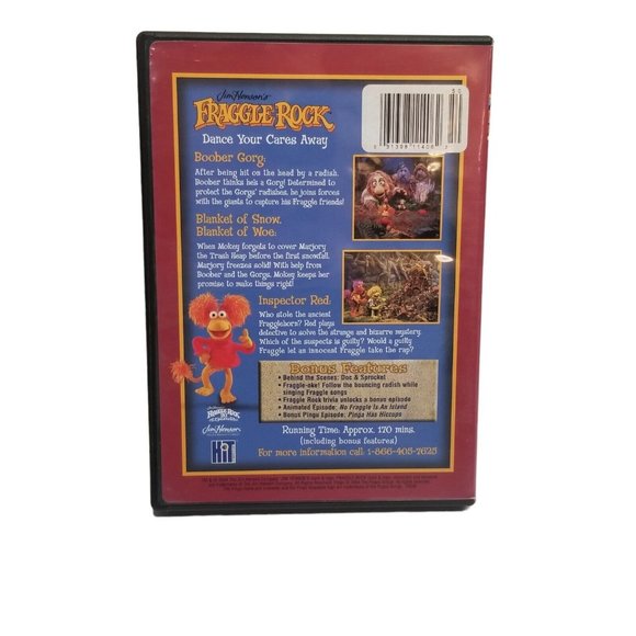 Media | Jim Hensons Fraggle Rock Dance Your Cares Away Dvd Boober Mokey ...